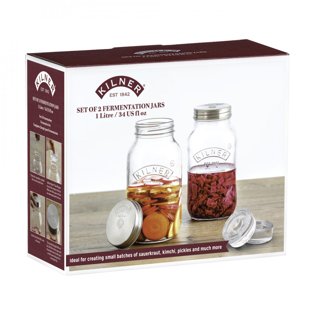 Kilner Fermentation Jar 1Ltr (Set of 2) ($67.00 NZD). Code: MC0025.010 ...